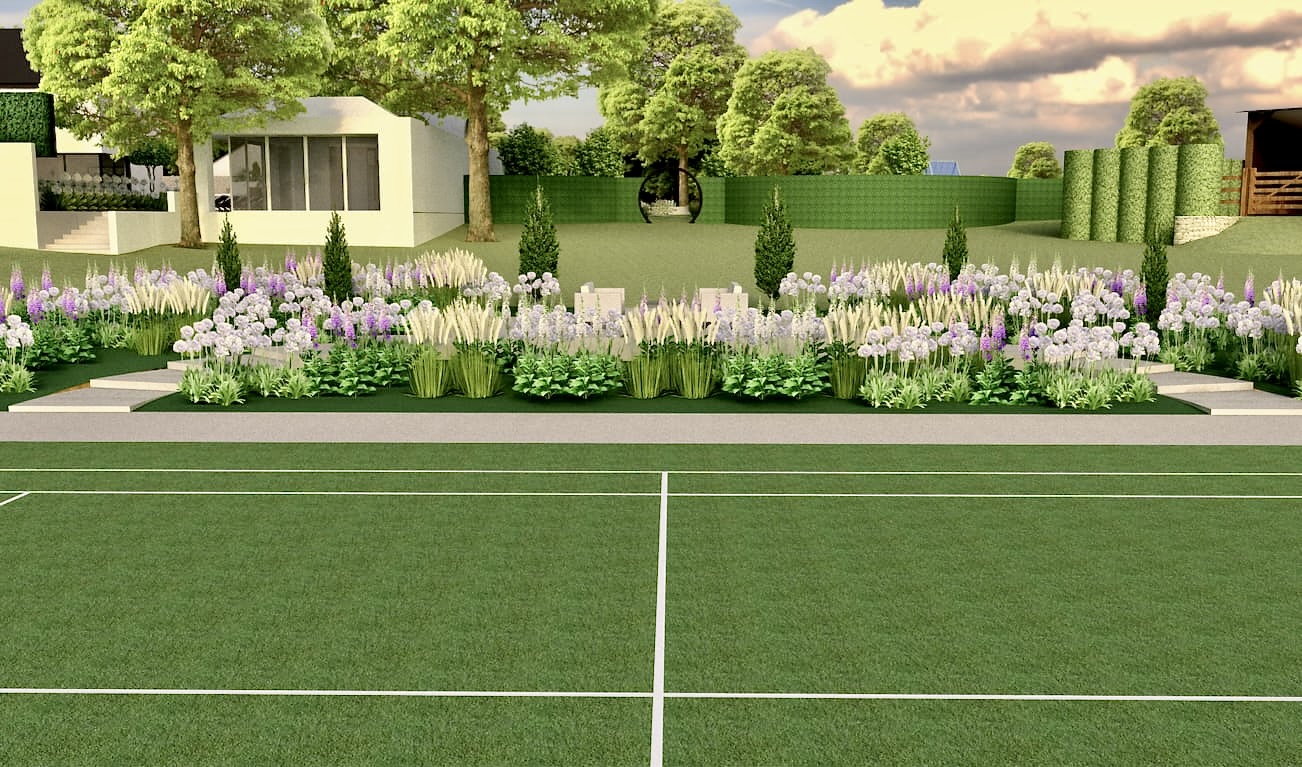 Designing Large Gardens - LLEVELO Award winning garden design
